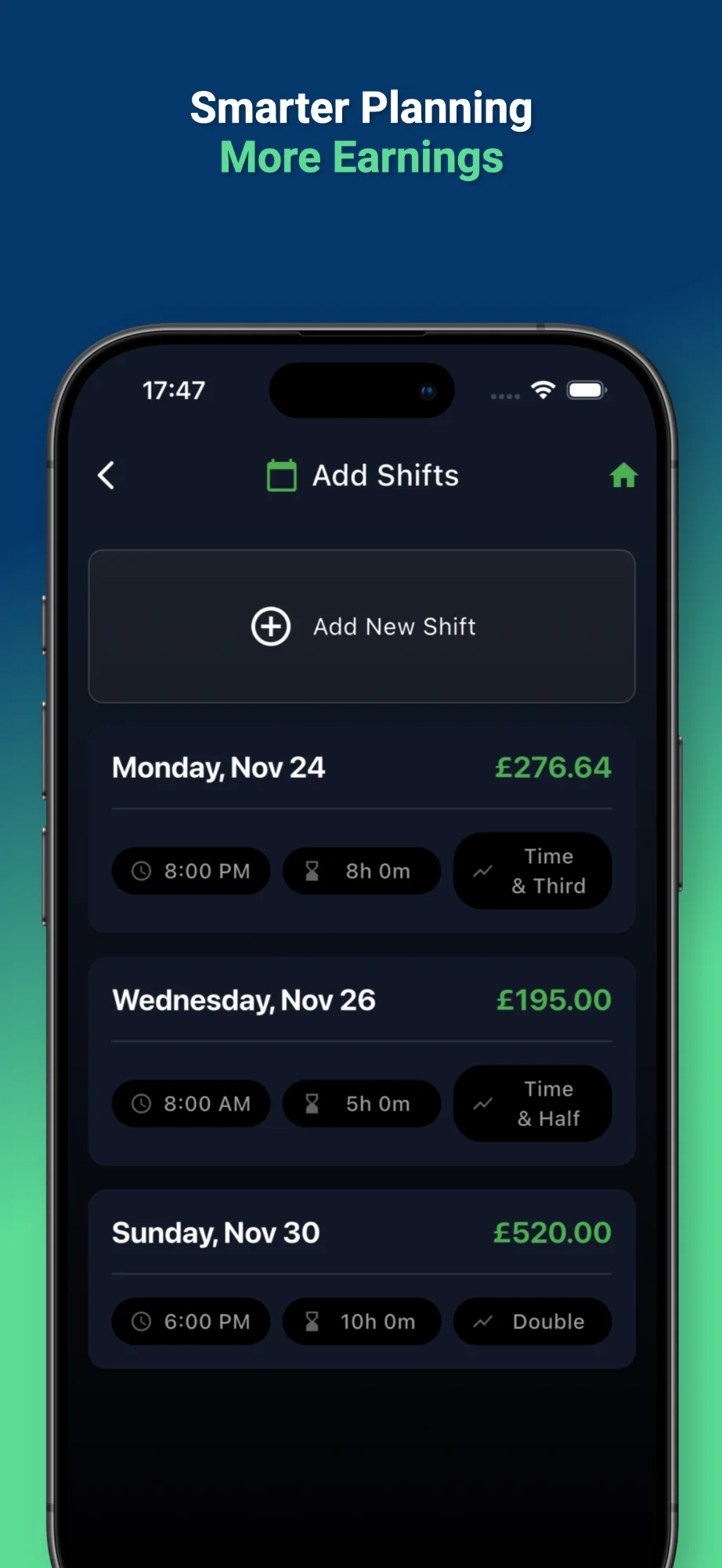 Overtime Live — Real-Time Overtime Tracker for UK Shifts